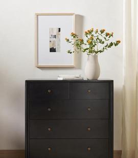 Cubist Bookcase, Dark Walnut