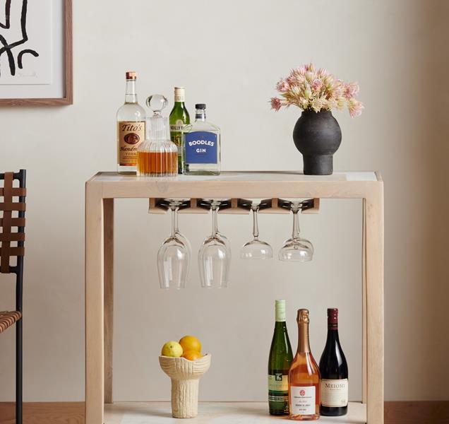 Cubist Bookcase, Dark Walnut